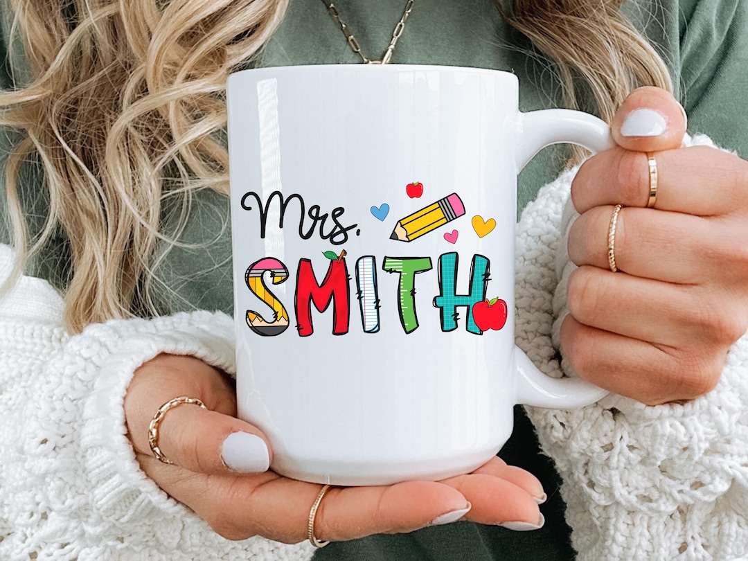 Custom Teacher Mugs Teacher Gifts Coffee Mug Personalized Teacher Gift ...