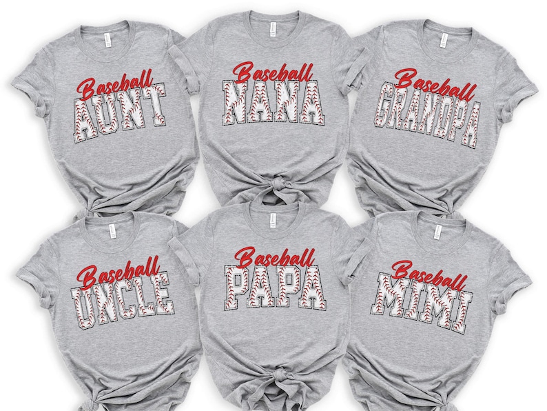 Custom Baseball Family Shirts, Personalized Baseball Mom Shirts ...