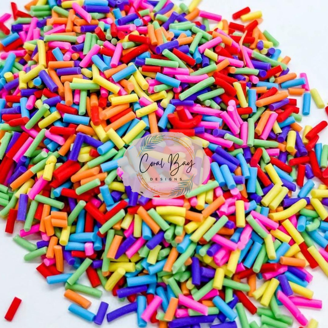 Over the Rainbow, Clay Sprinkles, Polymer Clay Sprinkles, Christmas ...