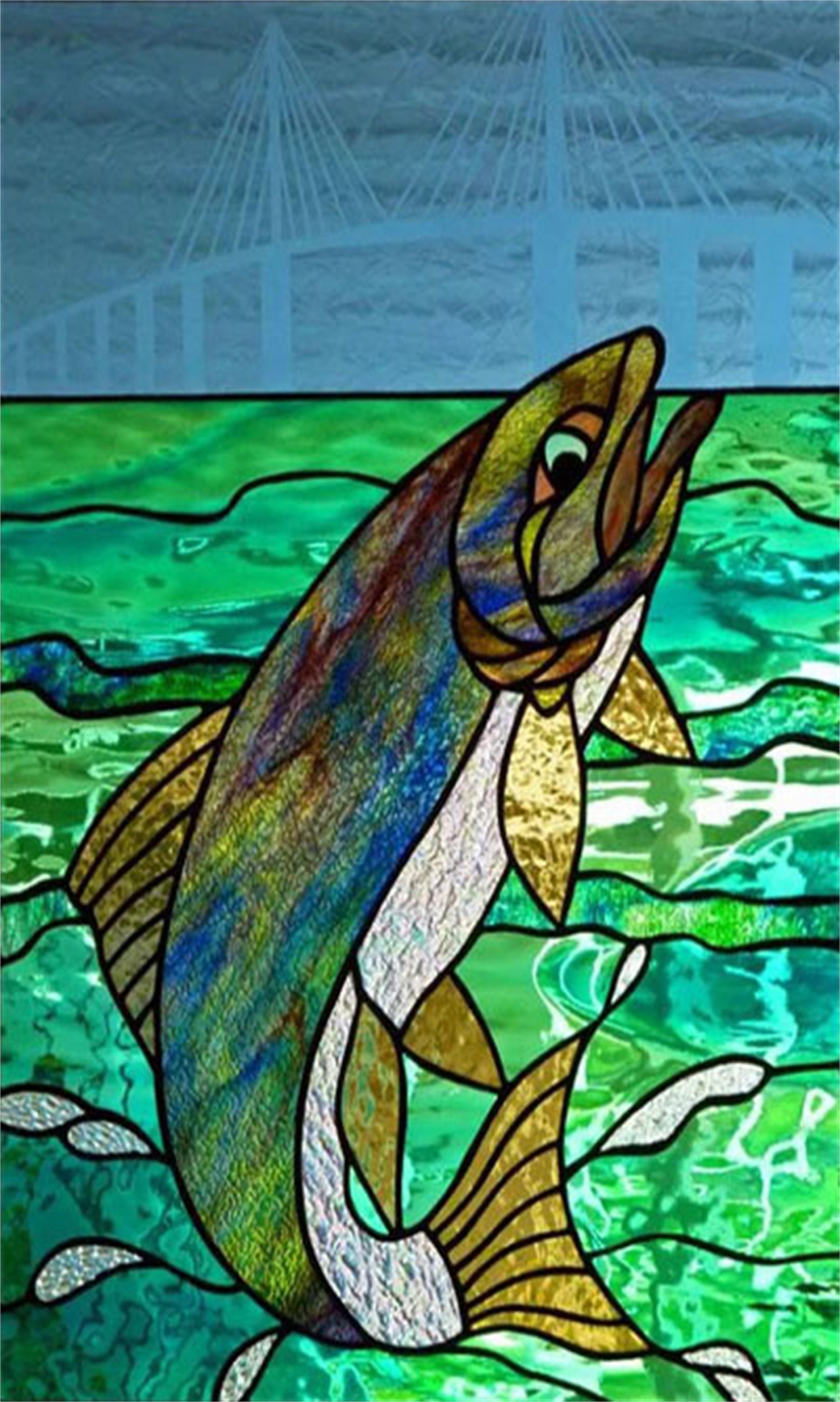 Custom Size Glass Films,stained Glass Window Door Stickers Static Cling ...