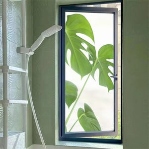 Customized Size Monstera Deliciosa Static Cling Window Film Frosted ...