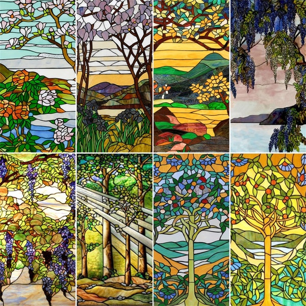 Window Clings Stained Glass - Etsy
