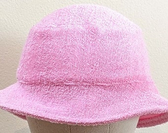 100% Cotton Terry Cloth Hand-made Bucket Hat - Etsy