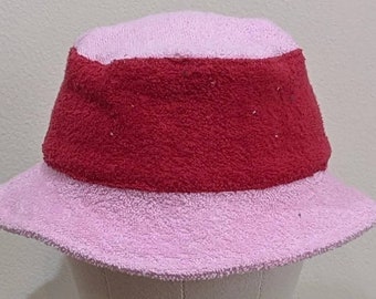 100% Cotton Terry Cloth Hand-made Bucket Hat - Etsy