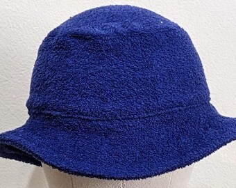 100% Cotton Terry Cloth Hand-made Bucket Hat - Etsy