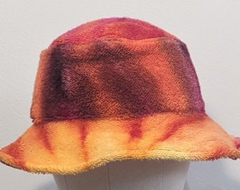 100% Cotton Terry Cloth Hand-made Bucket Hat - Etsy