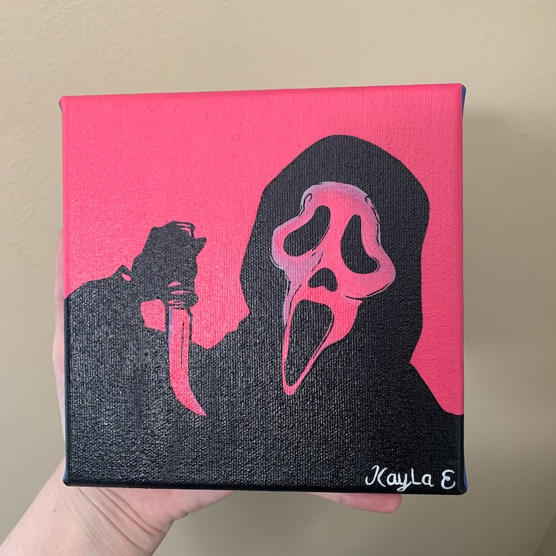 Pink Ghostface Mask - Etsy