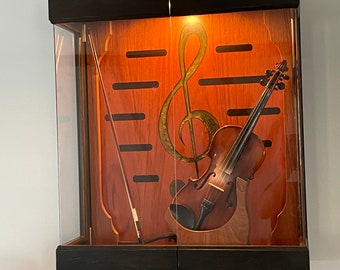 Violin Display Case - Etsy