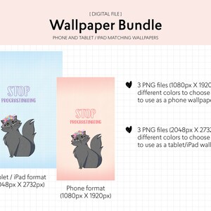 Angry Motivational Cat Digital Wallpaper Cute Phone & Tablet / iPad ...