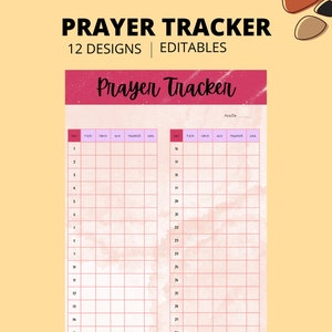 Salah Tracker / Prayer Muslim Tracker /printable Planner / Prayer ...