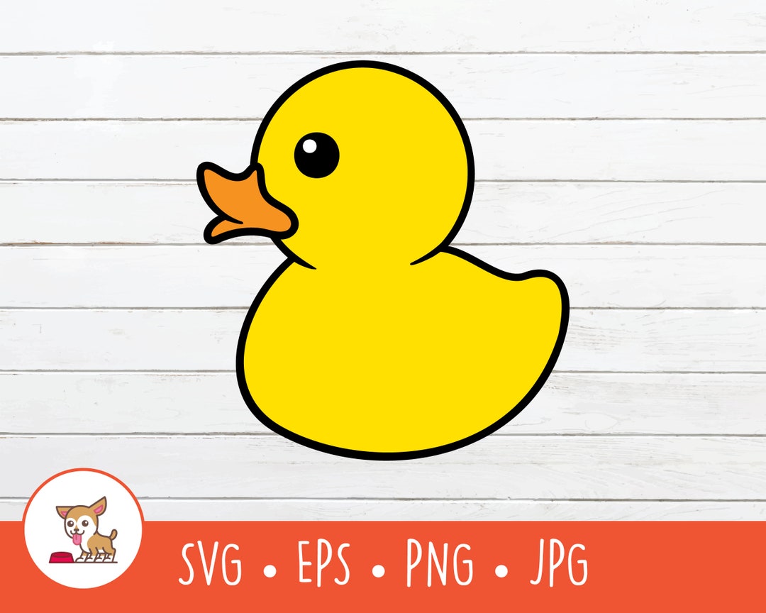 Rubber Duck Clipart, Vector Rubber Duck SVG, Bath Duck Cut File for ...