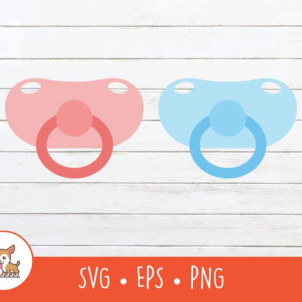 Baby Pacifier Clipart - Etsy