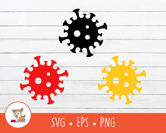 Virus SVG Vector Virus Clipart Bacteria Cut File for Cricut - Etsy