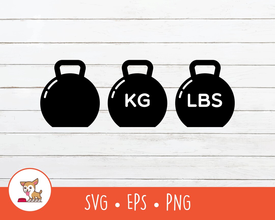 Weight SVG, Weight Clipart, Vector Weight Cut File for Cricut, PNG, EPS ...
