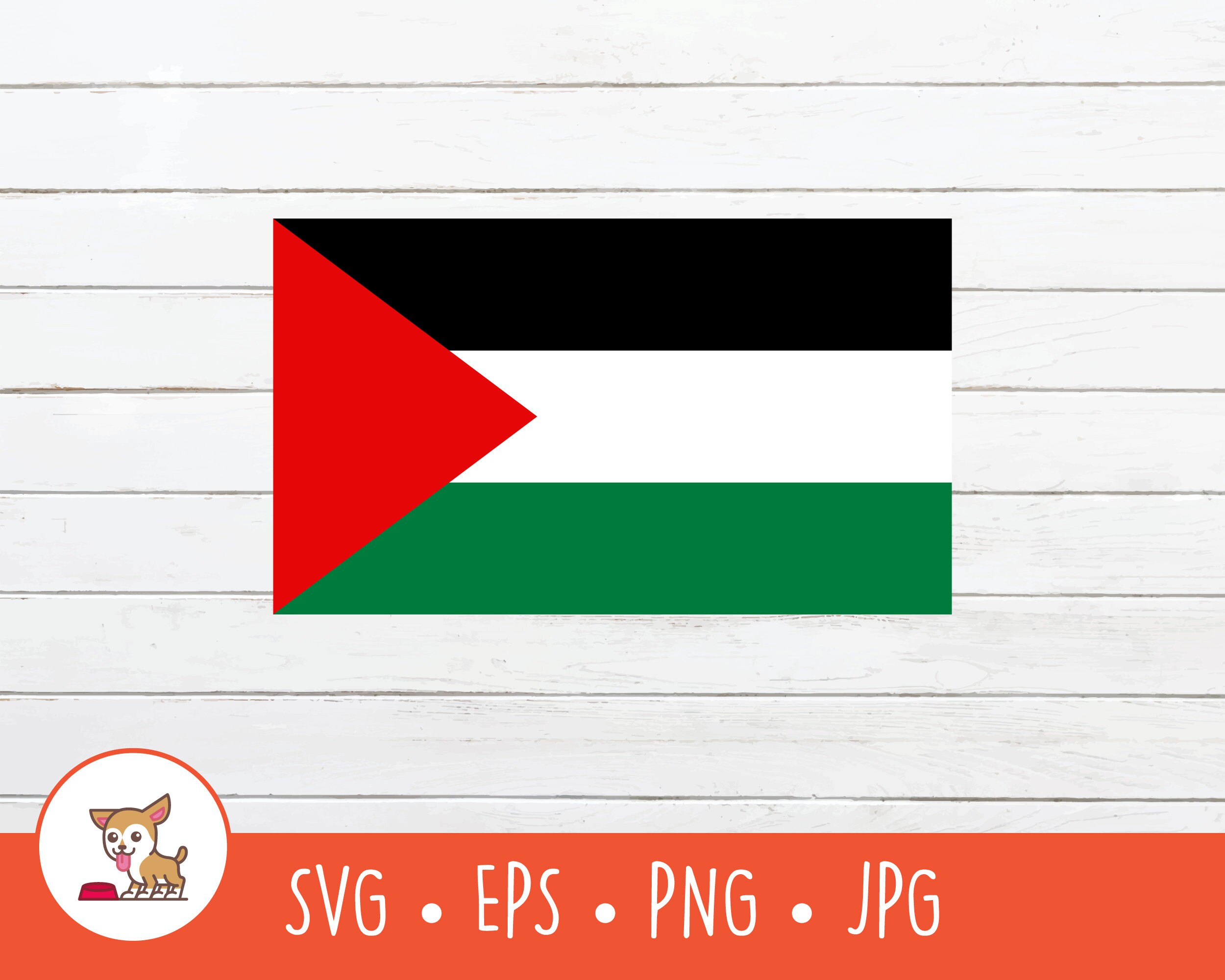 Flag of Palestine SVG, Palestine Flag Clipart, Palestinian Flag Cut ...