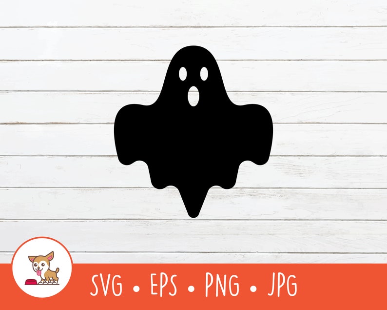 Ghost SVG, Ghost Clipart, Vector Ghost Cut File for Cricut, PNG, EPS ...
