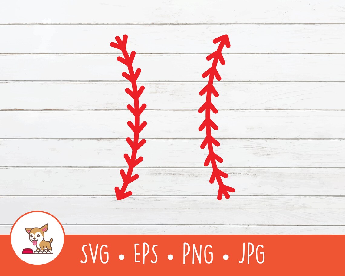 Baseball Stitches SVG Baseball Stitches Clipart Vector - Etsy