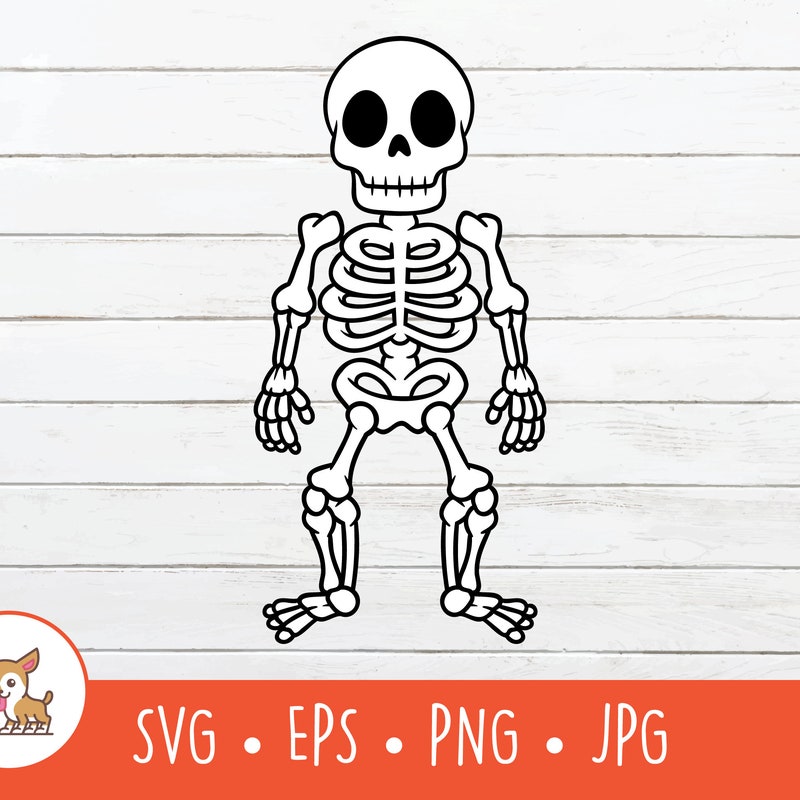 Skeleton Svg - Etsy