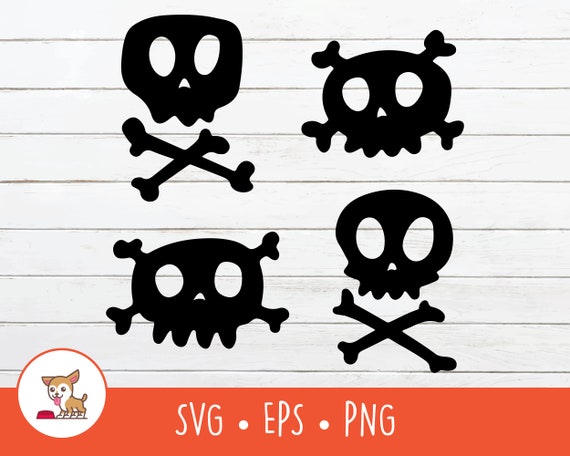 Skull and Crossbones SVG Skull and Bones Clipart Vector - Etsy