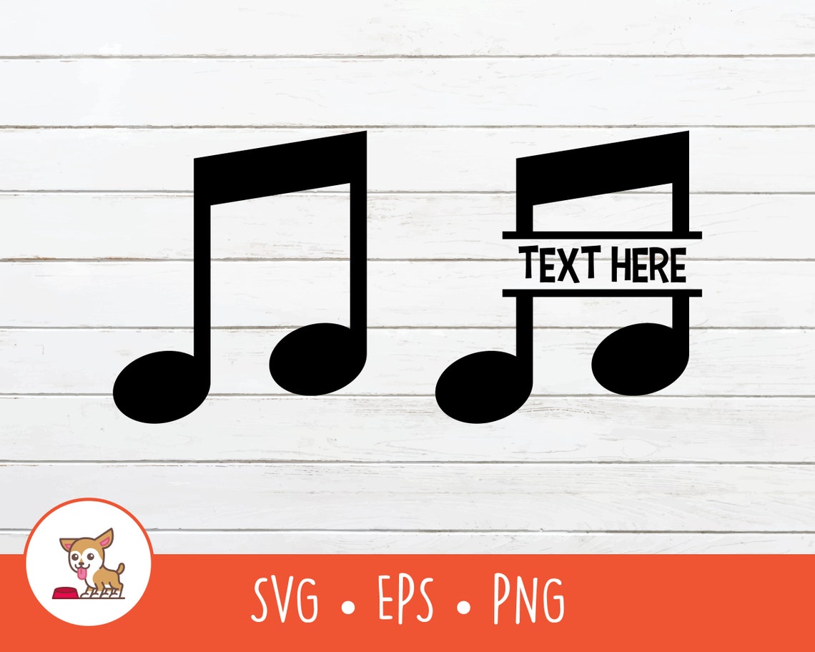 Musical Note SVG, Musical Note Clipart, Vector Musical Note Cut File ...