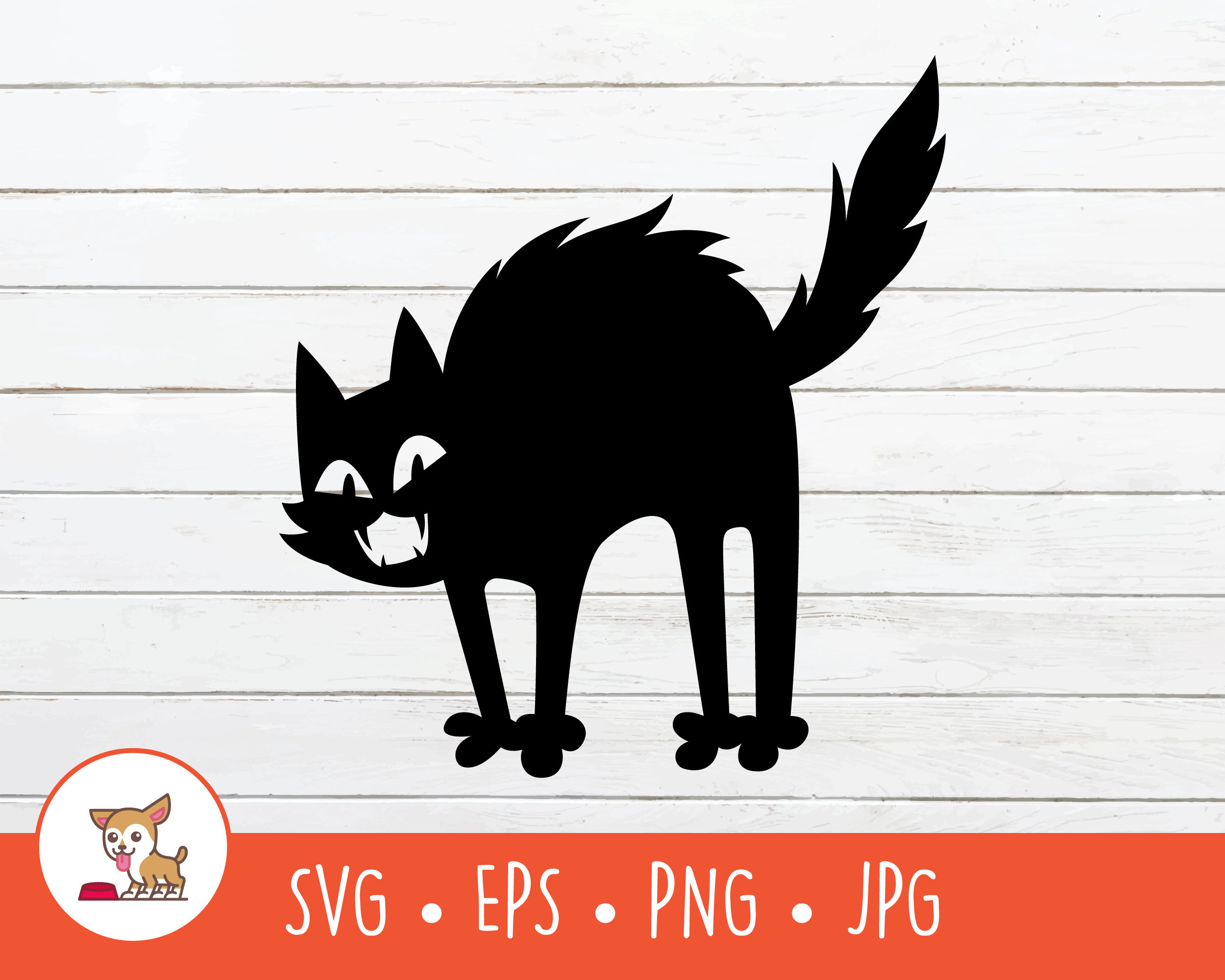 Scaredy Cat Clip Art