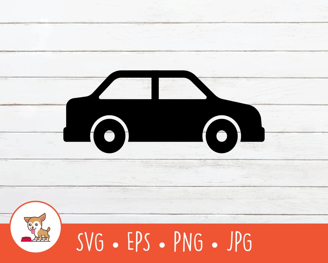 Car SVG, Car Clipart, Vector Car Cut File for Cricut, PNG, EPS, Instant ...