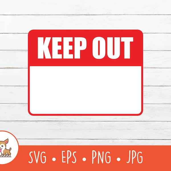 Keep Out Sign - Etsy