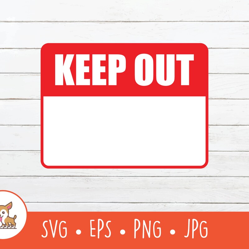 Keep Out Sign - Etsy