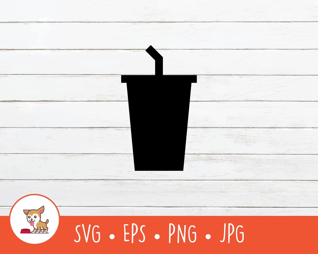 Drink SVG, Beverage Clipart, Vector Soft Drink Cut File for Cricut, PNG ...