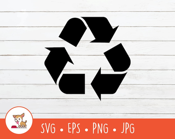 Recycling Symbol SVG, Recycle Logo Cut Files, Recyclable Logo Vector ...