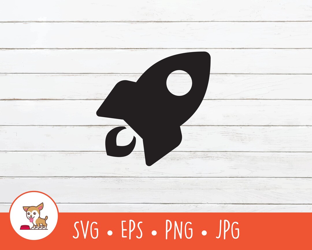 Rocket SVG, Rocket Clipart, Vector Rocketship Cut File for Cricut, PNG ...