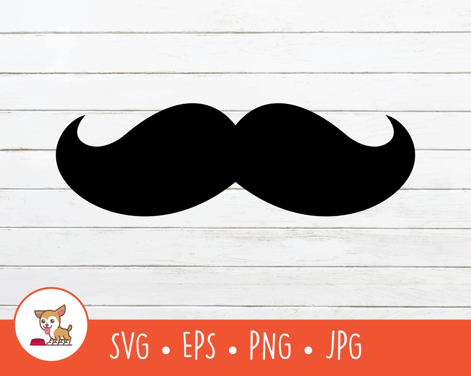 Mustache SVG, Mustache Clipart, Vector Mustache Cut File for Cricut ...