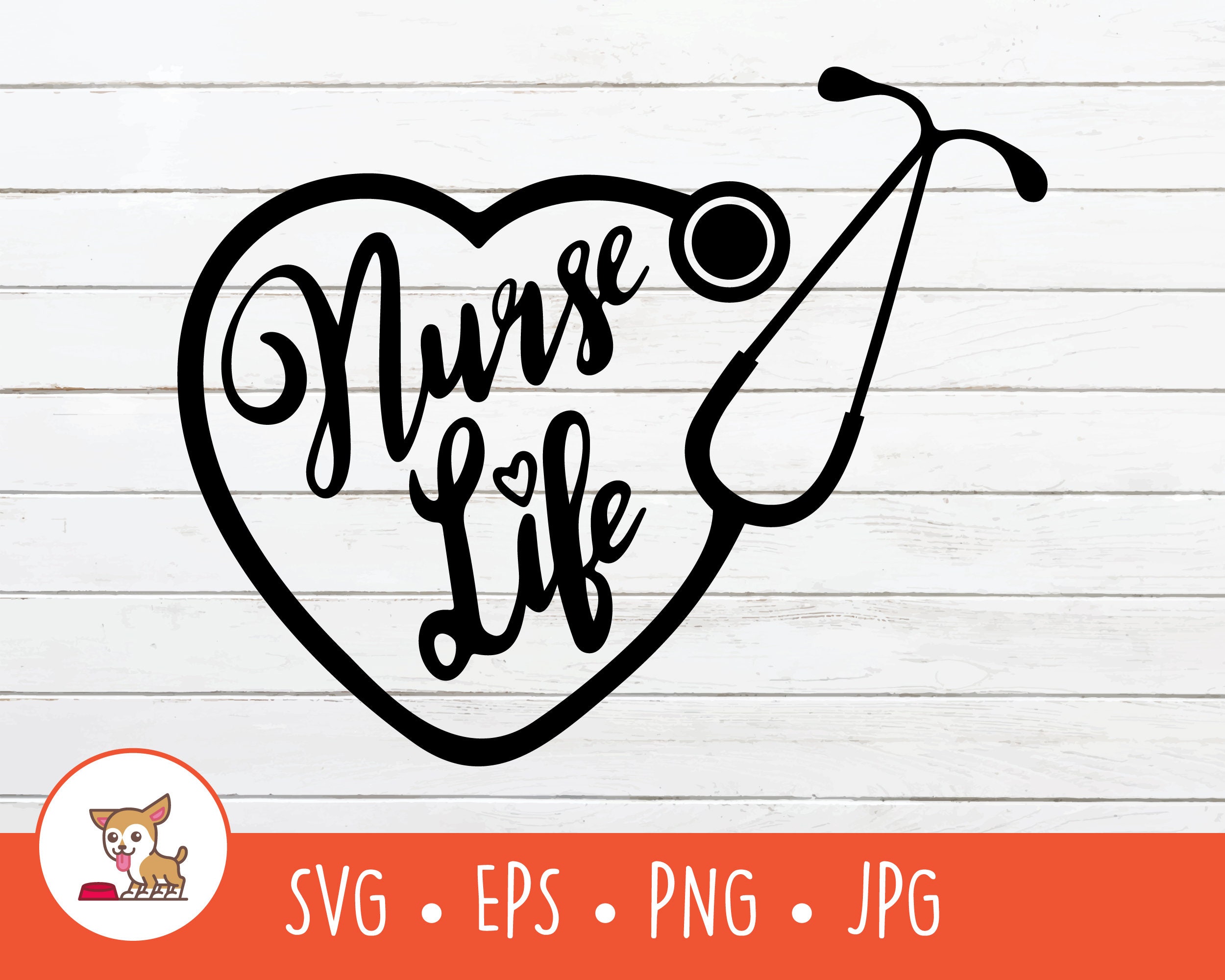 Nurse Life SVG, Nurse Life Clipart, Nurse Life Cut File for Cricut, PNG ...