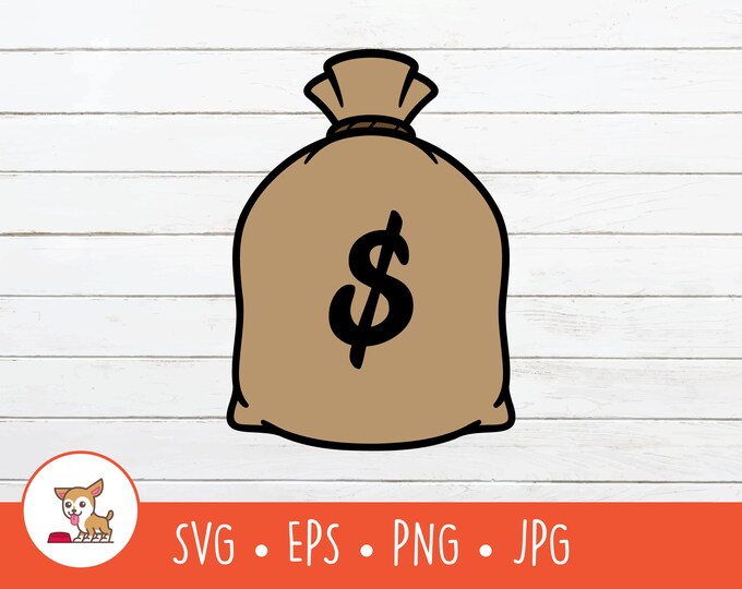 Money Svg, Cash Money Svg, Bag Money Svg, Png Eps Jpg Dxf, Svg Files ...