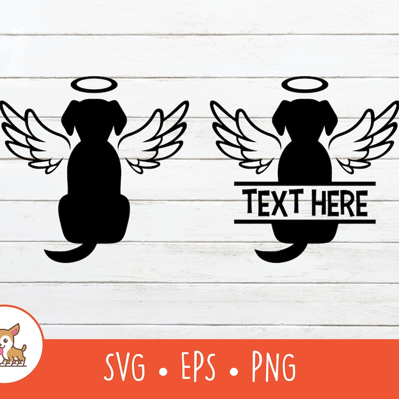 Angel Dog Wings Clipart - Etsy