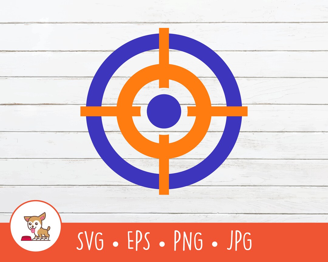 Crosshair SVG, Target Crosshair Clipart, Vector Target Cut File for ...