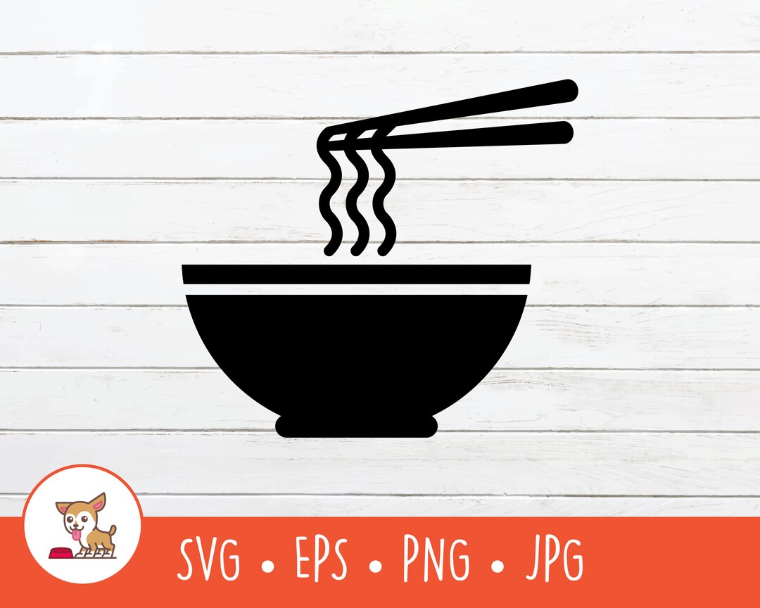 Ramen SVG, Vector Ramen Clipart, Ramen Cut File for Cricut, Ramen ...