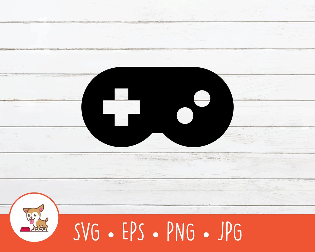 Retro Video Game Controller SVG, Game Controller Clipart, Gamer Cut ...