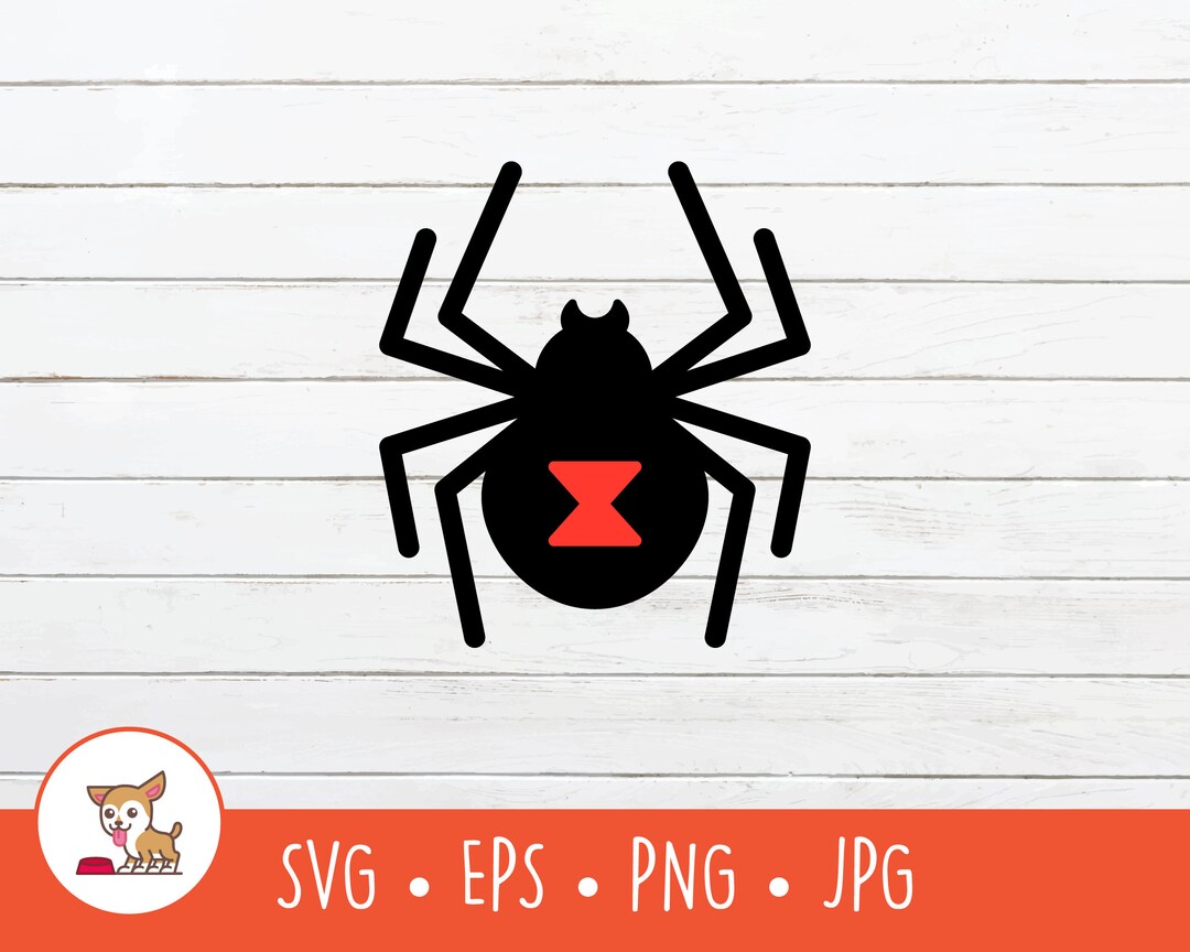 Black Widow Spider SVG, Black Widow Clipart, Vector Black Widow Cut ...