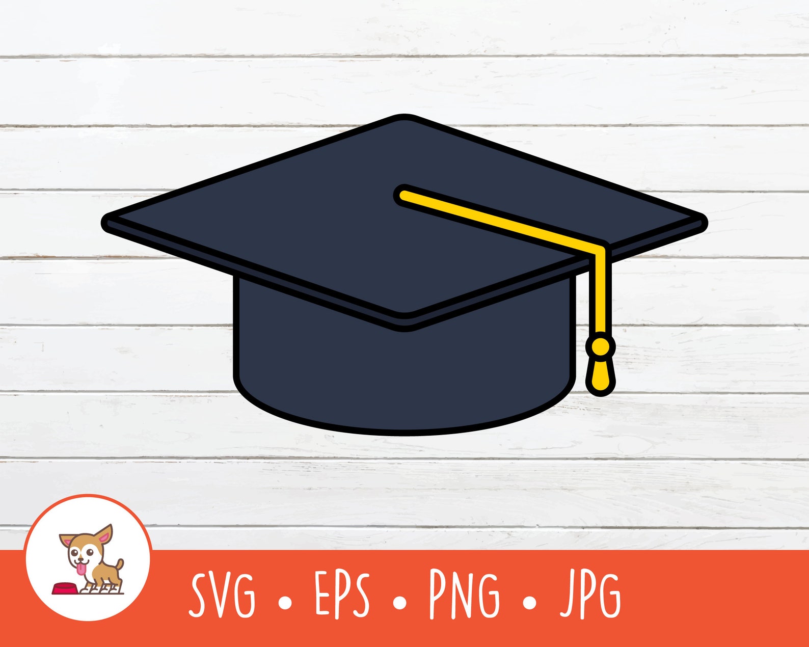 Academic Hat Clipart Graduation Cap SVG Graduation Hat Cut - Etsy