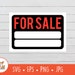 For Sale Sign SVG, for Sale Sign Clipart, Vector for Sale Sign Cut File ...