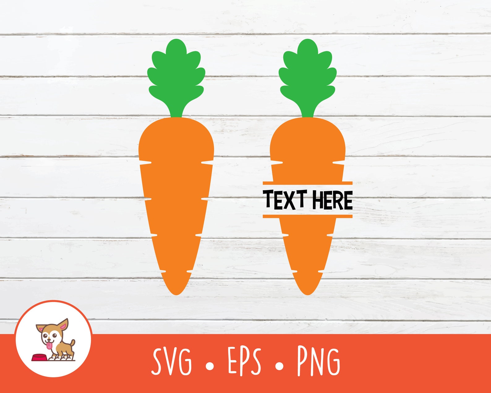 Carrot SVG Split Carrot Name Frame Vector Carrot Clipart - Etsy