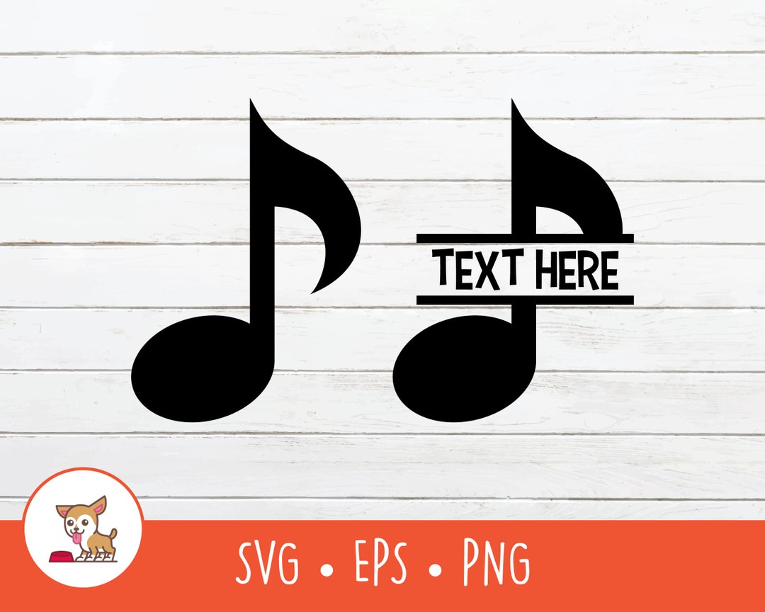 Musical Note SVG, Musical Note Clipart, Vector Musical Note Cut File ...