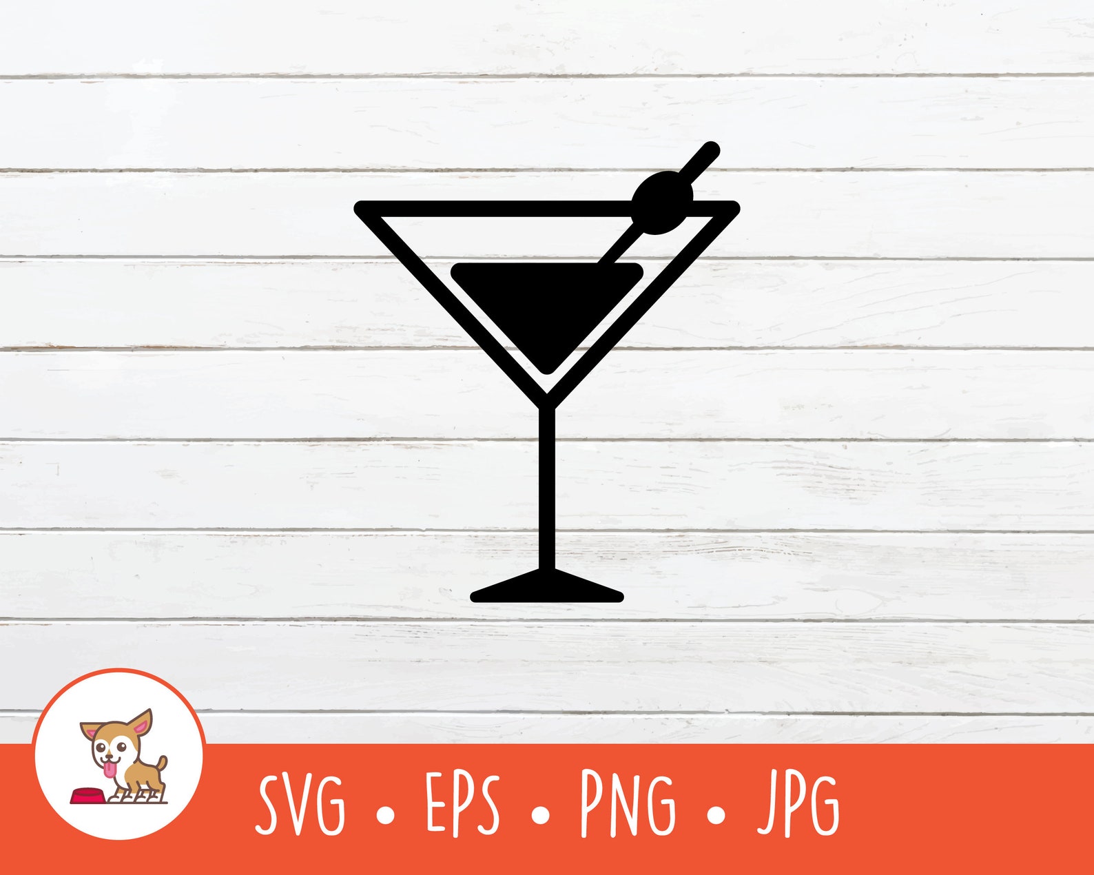 Cocktail SVG, Cocktail Clipart, Vector Cocktail Cut File for Cricut ...