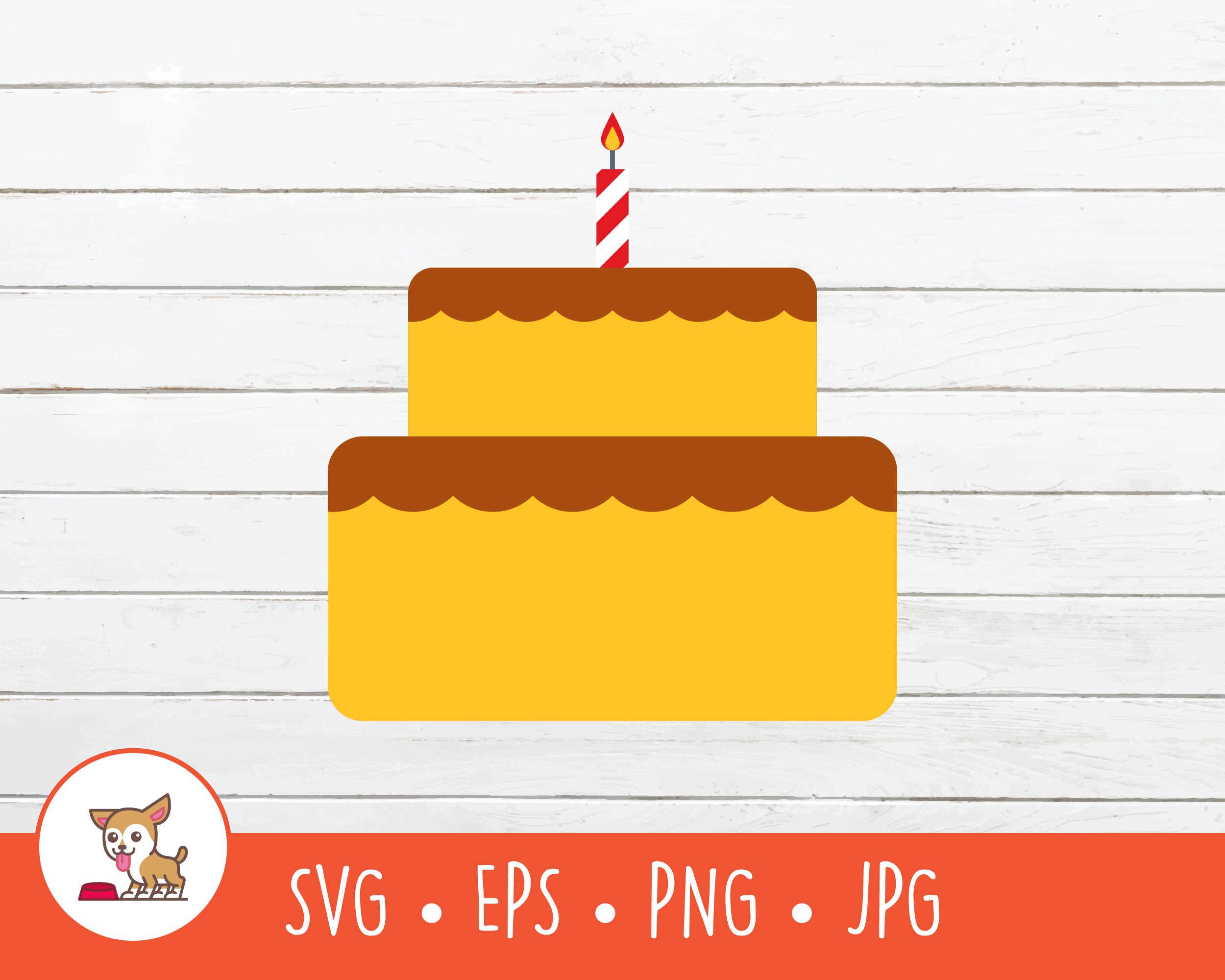 Birthday Cake SVG Birthday Cake Clipart Vector Birthday Cake - Etsy