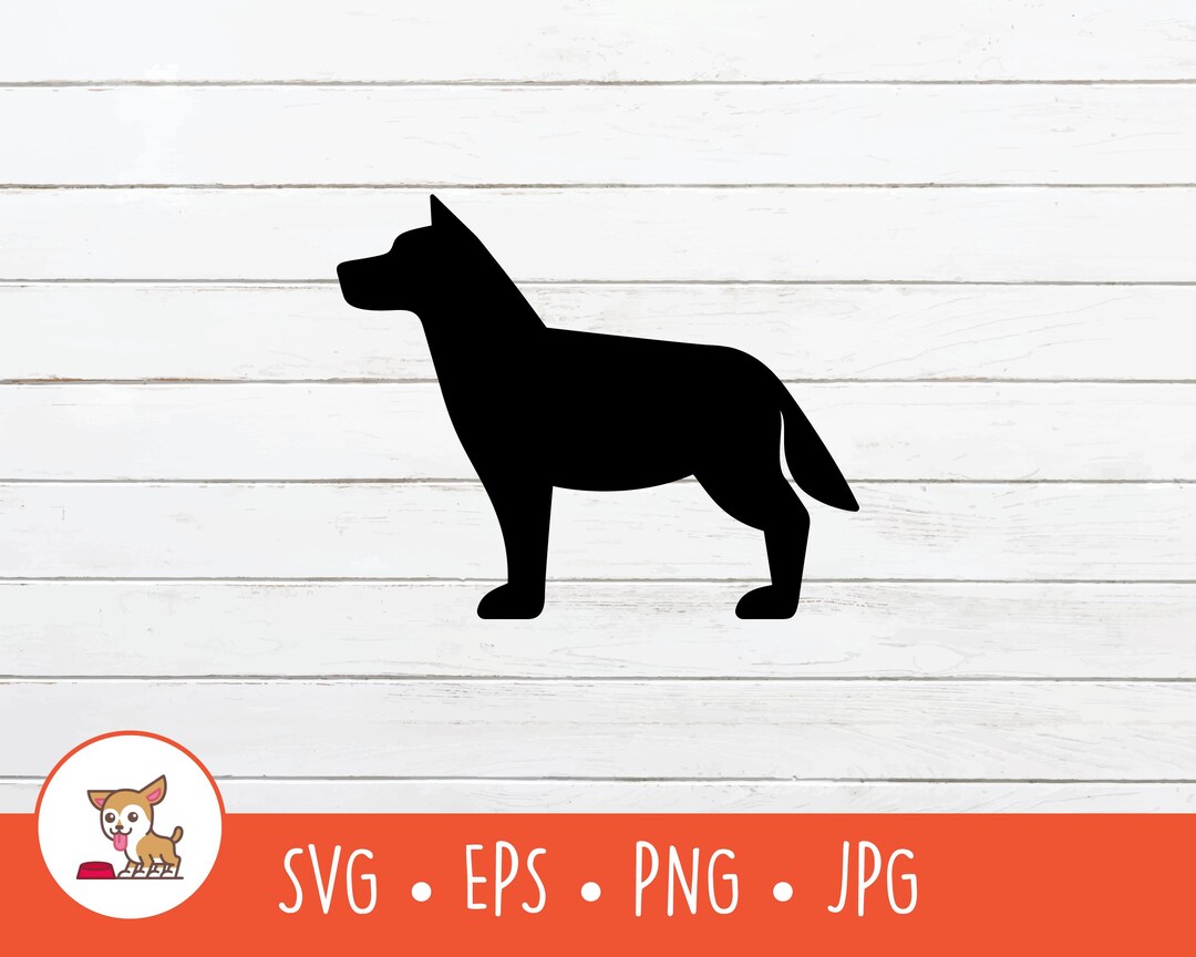 Dog SVG, Dog Clipart, Vector Dog Icon Cut File for Cricut, PNG, EPS ...