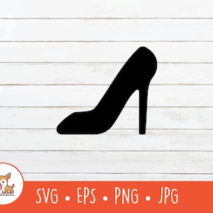 Heels SVG, Heels Clipart, Vector High Heels Cut File for Cricut, PNG ...