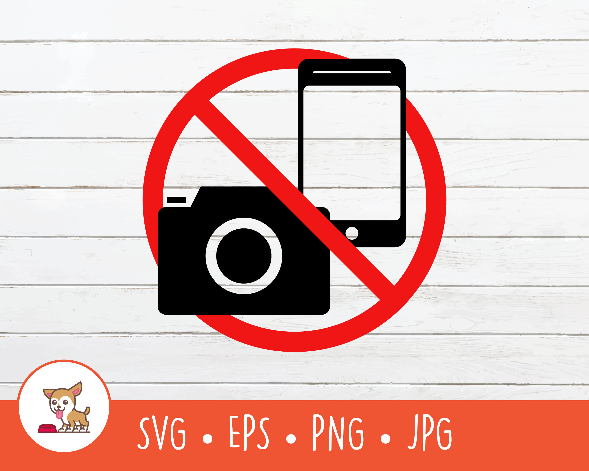 No Camera SVG, No Camera Clipart, Vector No Taking Pictures Sign Cut ...