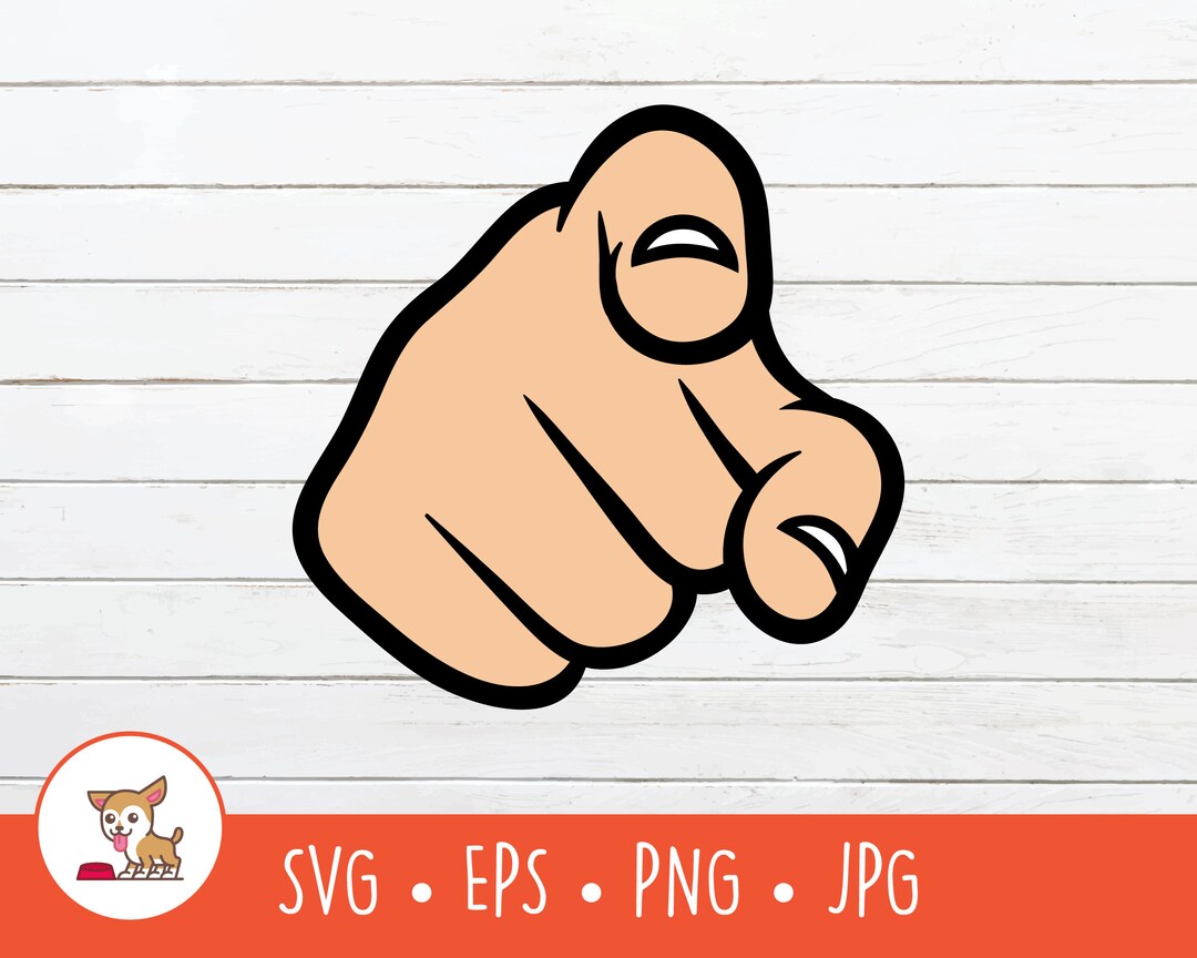 Pointing Finger Clipart, Vector Pointing Finger SVG, Pointing Finger ...