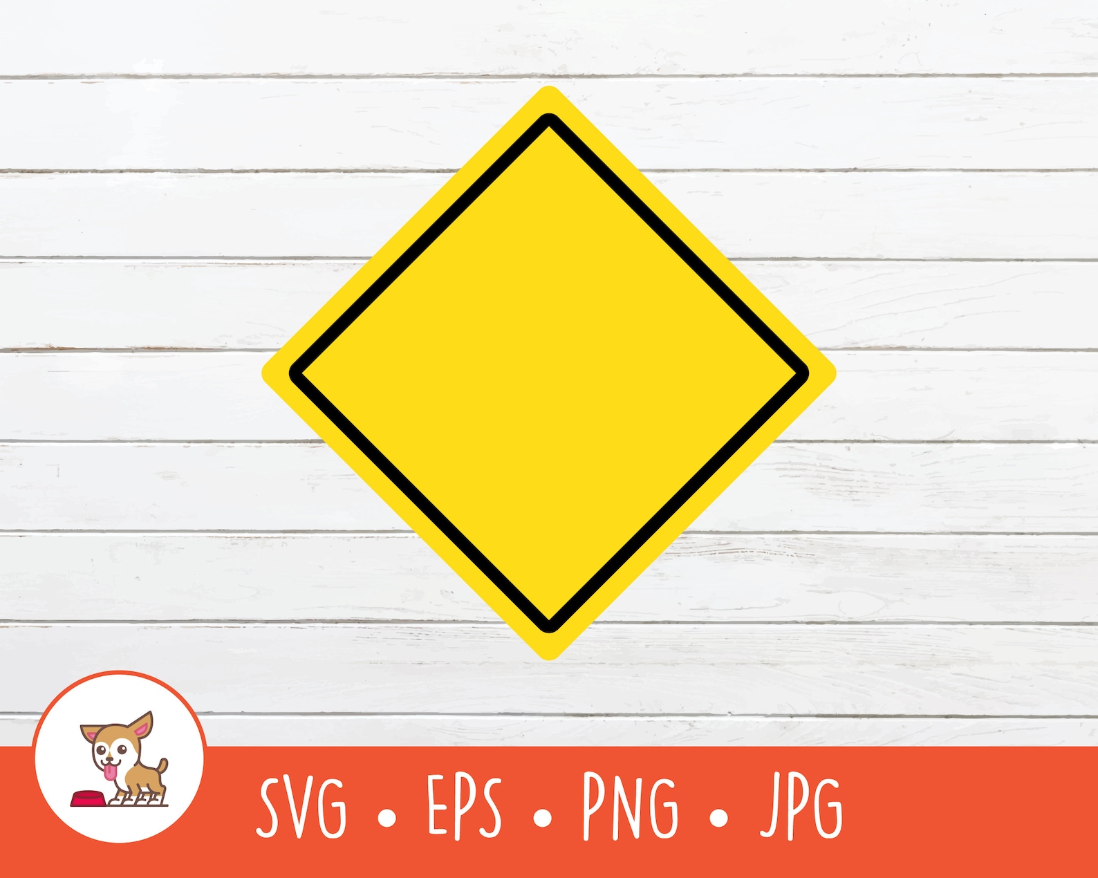 Blank Road Sign SVG, Road Sign Clipart, Vector Traffic Sign Cut File ...